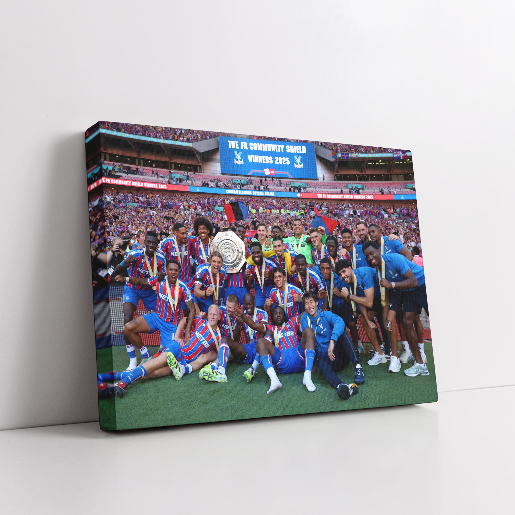 Crystal Palace Community Shield Winners 2025 Canvas – Premier Sports Prints